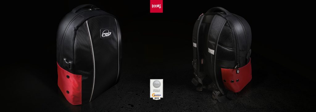 Ozip - Dispositif de sécurité,de protection de casque pour motard